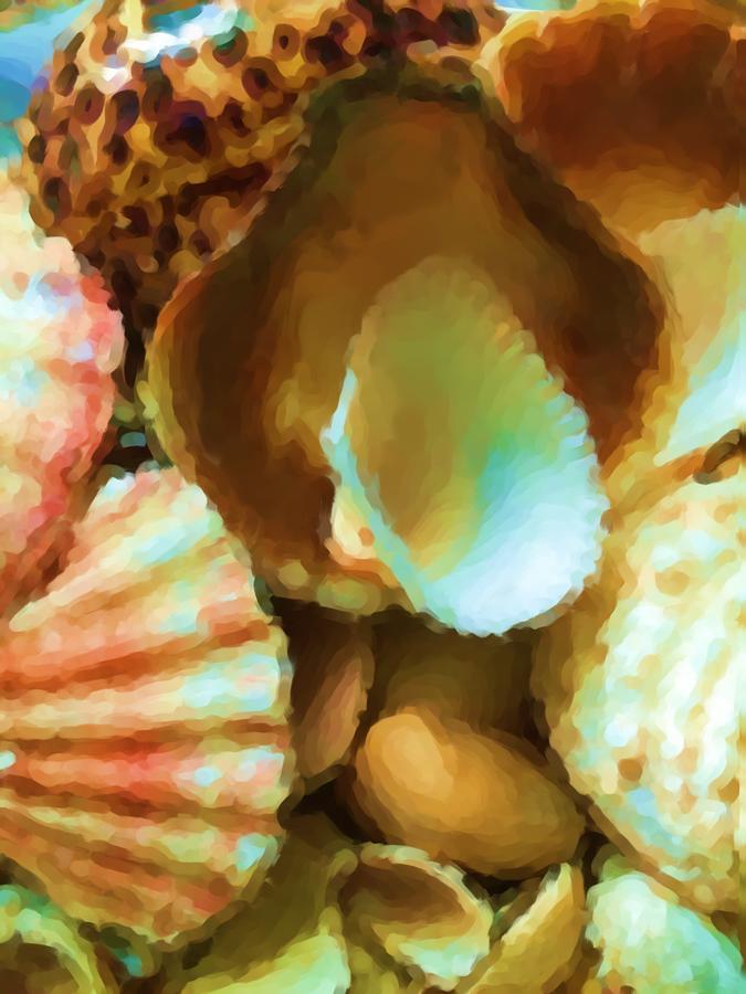 Shells Painting by Lori McDonald | Fine Art America