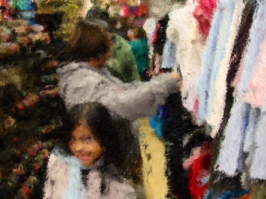 Shop in hollywood Painting by Eddem David - Fine Art America