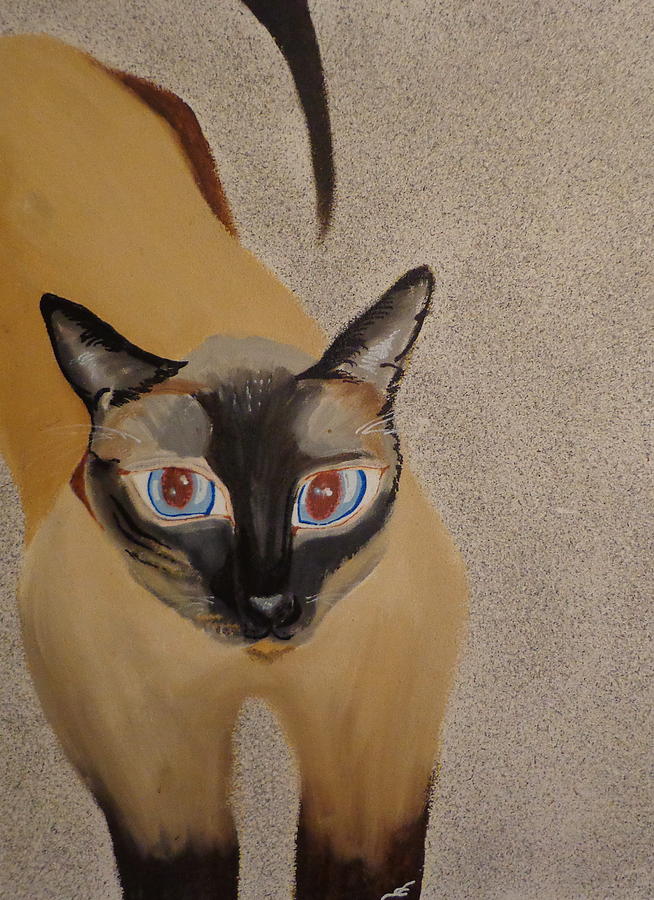 Siamese Painting by Jason Christopher - Fine Art America