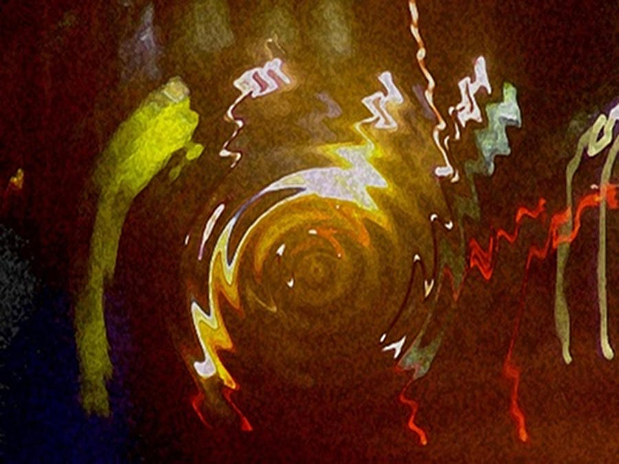 Sidewalk Reflection Painting by Dennis Buckman - Fine Art America