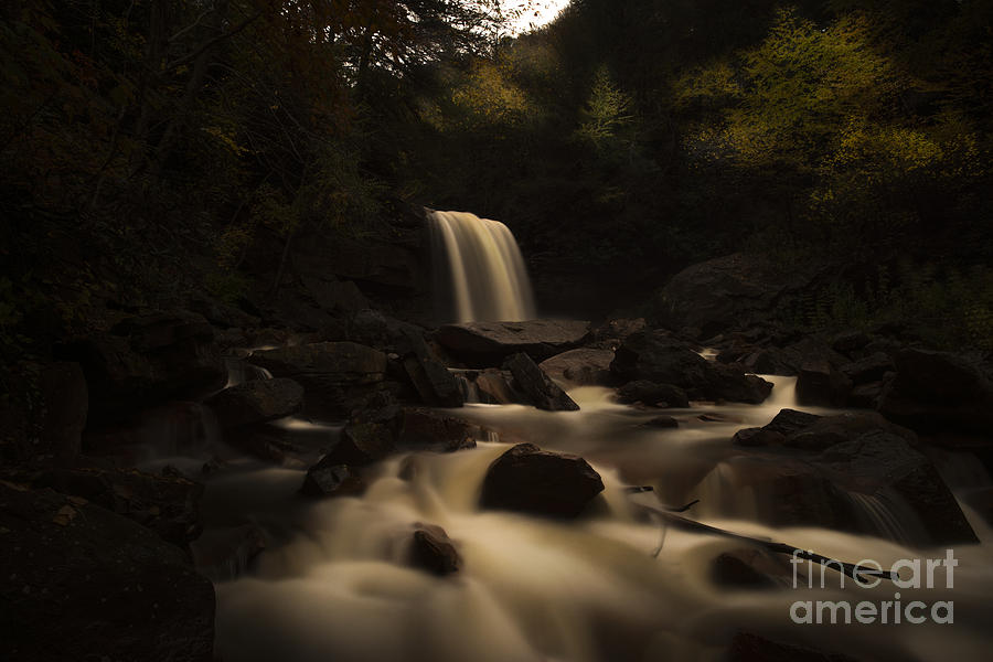 Silky water fall Photograph by Dan Friend - Fine Art America