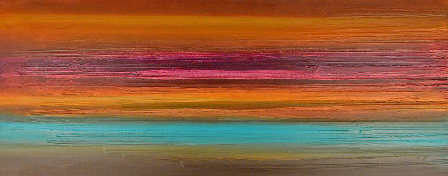 Simple Lines Painting by Therese Misner - Pixels