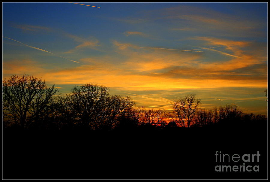 Simple Sunset Photograph by Robyn Pervin - Fine Art America