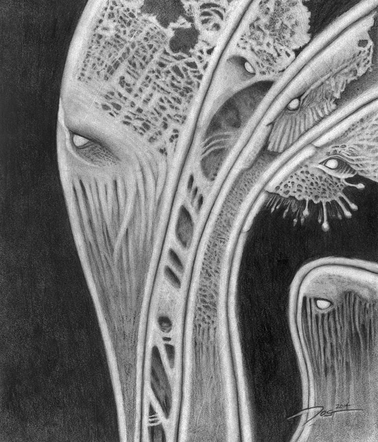 Simul Drawing by Rick Yost - Pixels