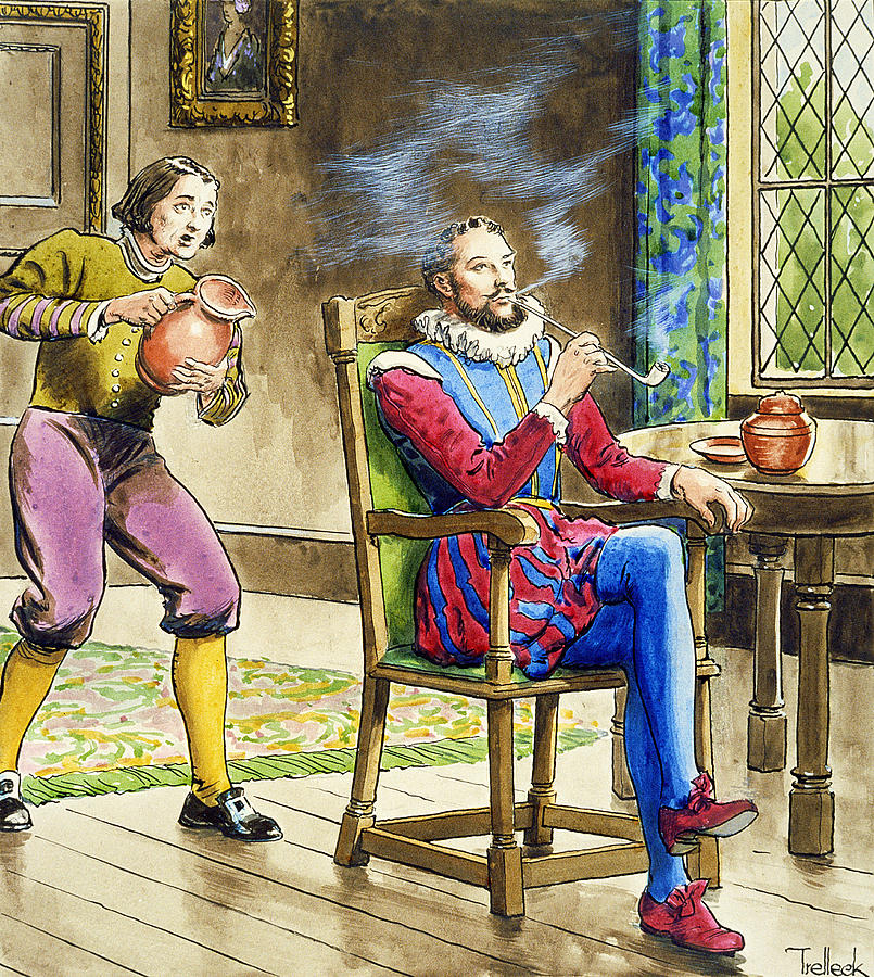 Sir Walter Raleigh From Peeps Drawing by Trelleek - Fine Art America
