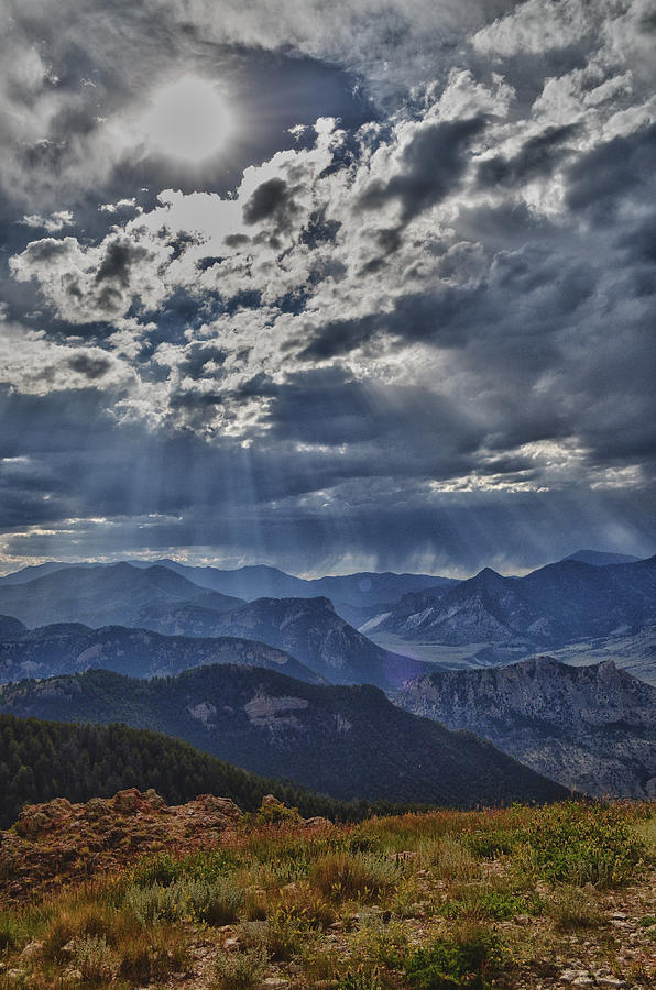 Sky Rays Pouring Down Photograph by Ryan Hedrick - Fine Art America