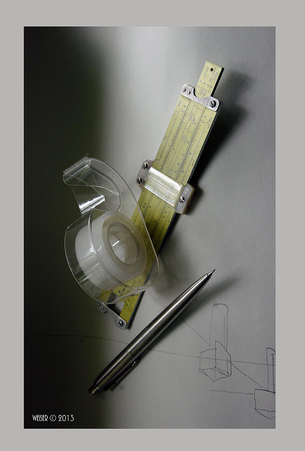Slide rule rules Photograph by Dennis Weiser - Fine Art America