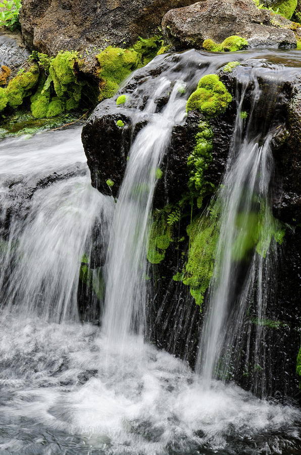 Small Stream Cascading Over Rocks Photograph by Michael Defreitas ...