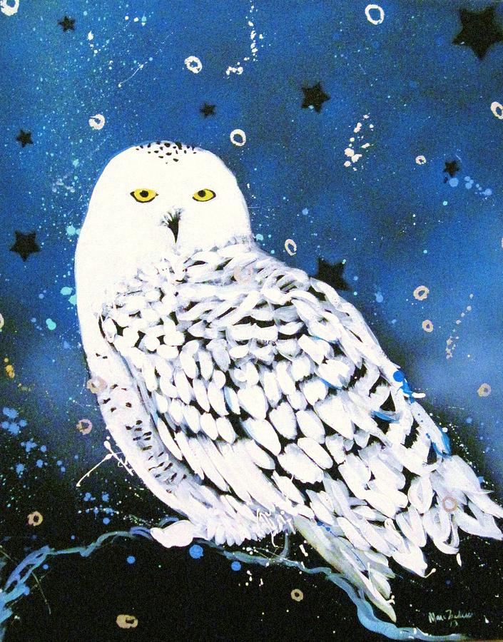 Snowy Painting by Marc Tsakiris - Fine Art America