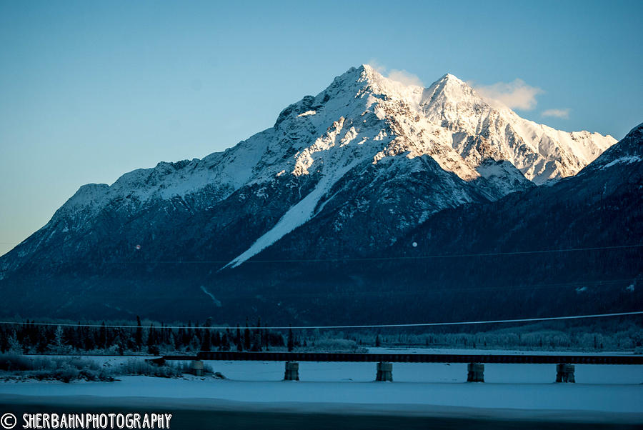 Snowy Peak Photograph by James Sherbahn - Fine Art America