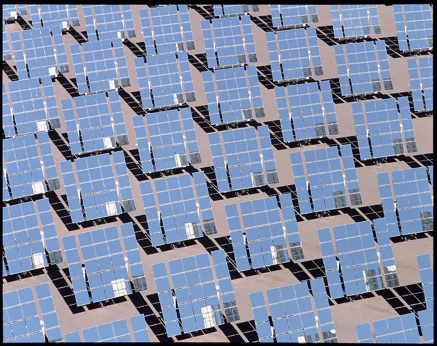 Solar Reflectors At Albuquerque by Science Photo Library