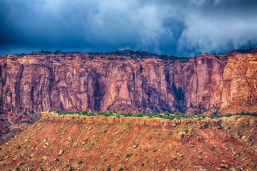 Solid Cliffs HDR Photograph by Mitch Johanson | Fine Art America