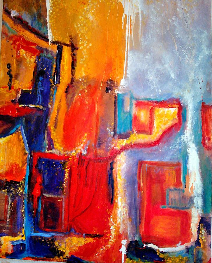 solitude cities IV Painting by Catherine Husenau - Fine Art America