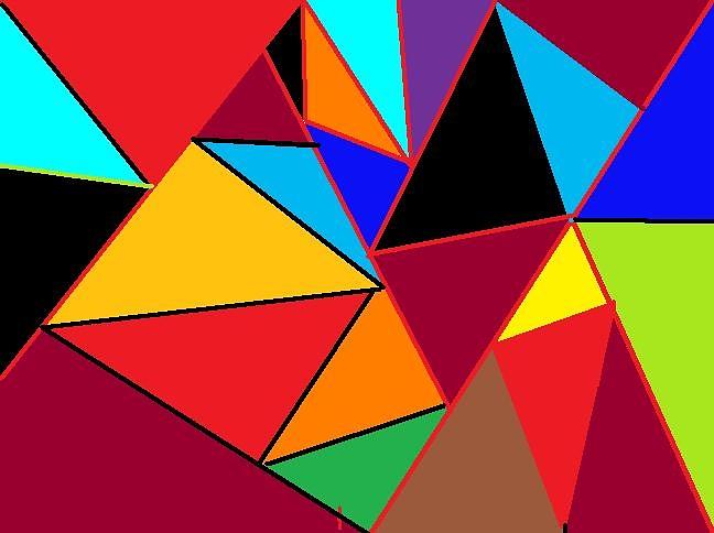 Space Angles Painting by Ronald Weatherford - Fine Art America