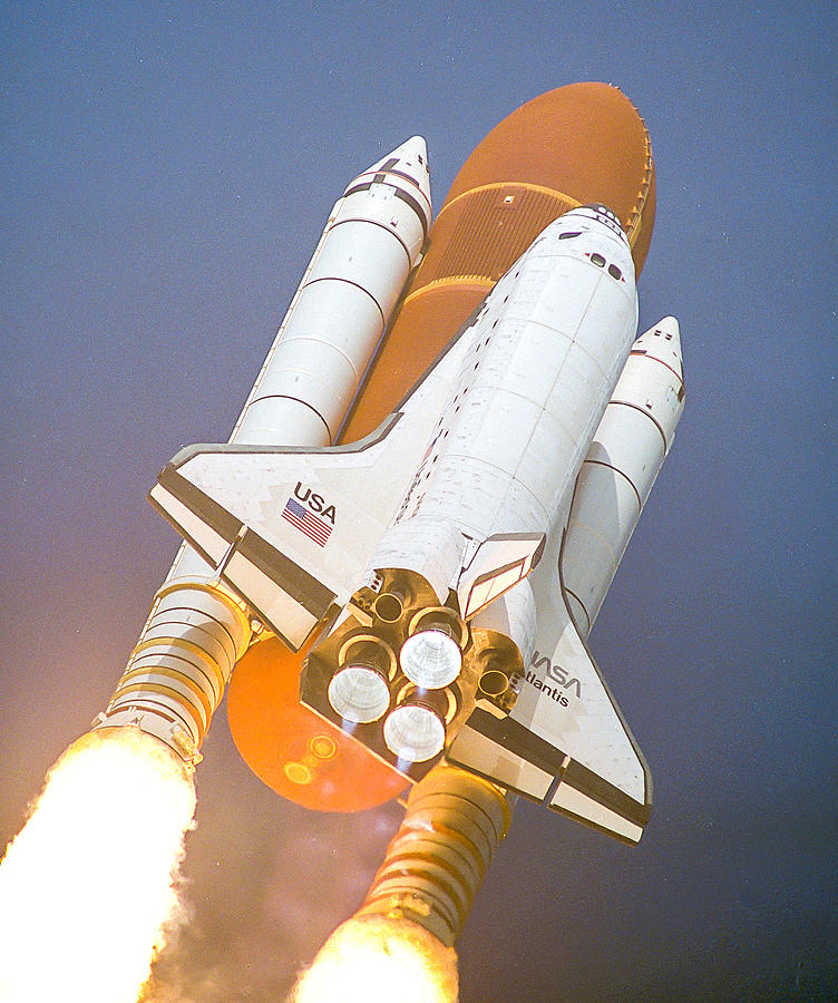 Space Shuttle Atlantis Launch Photograph by Chad Rowe | Pixels