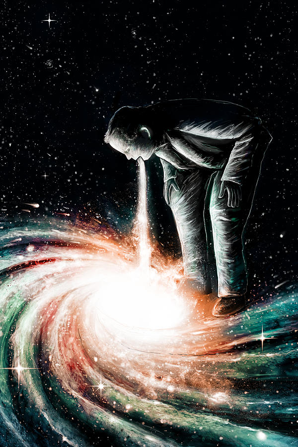 Space Vomit Digital Art by Nicebleed