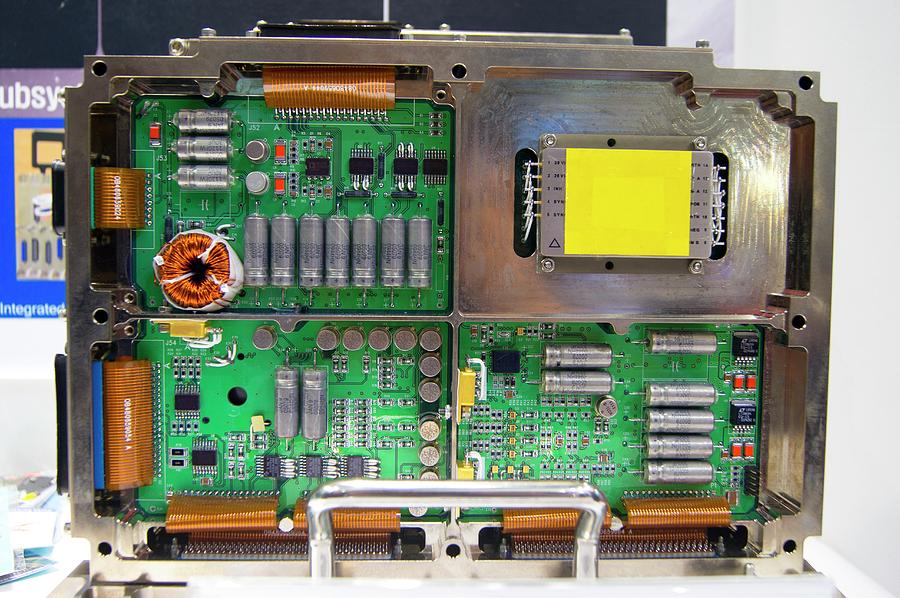 Spacecraft Computer. by Science Photo Library