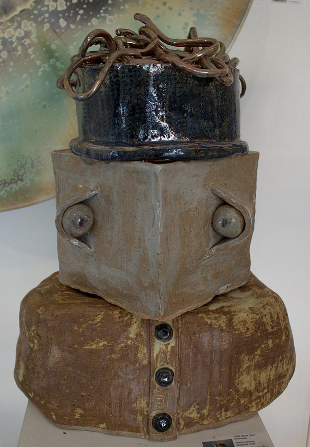 Spaghetti Head Mixed Media by Vern Chamness - Fine Art America