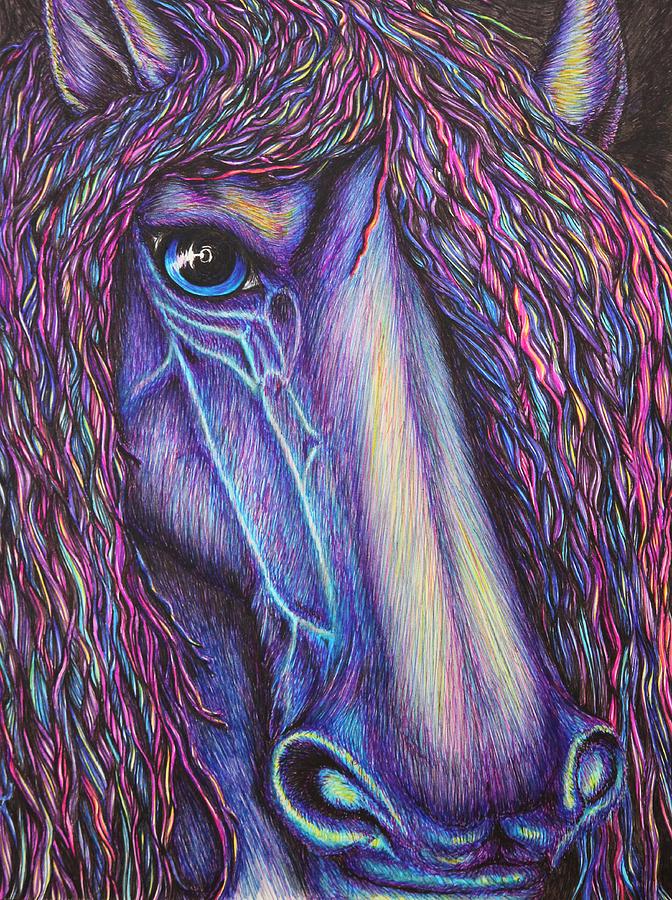 Spirit Steed Drawing by Carol Frances Arthur - Fine Art America