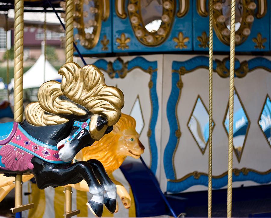 Spirited Carousel Photograph by Jesska Hoff - Fine Art America