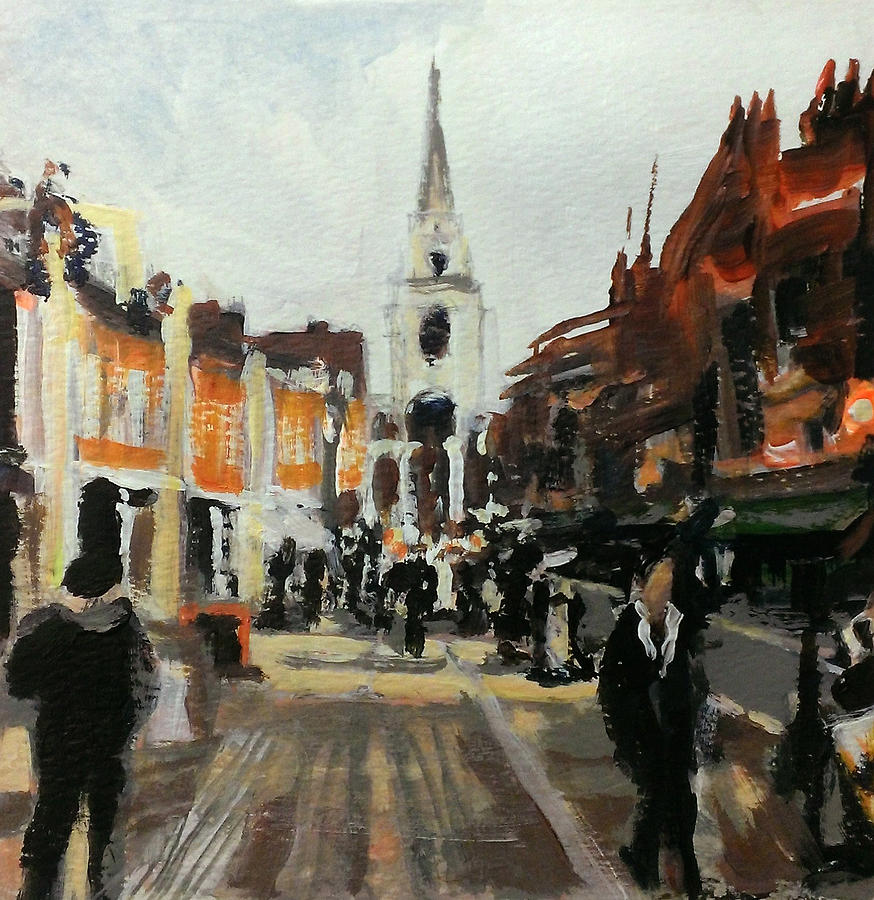 Spitalfields 2 Painting by Paul Mitchell - Fine Art America