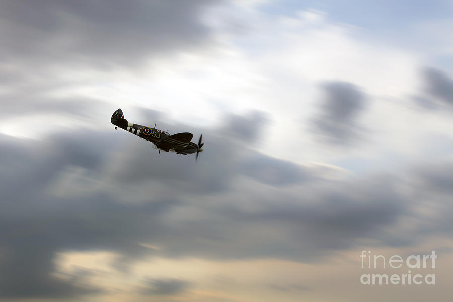 Spitfire Dive Digital Art by Airpower Art - Fine Art America