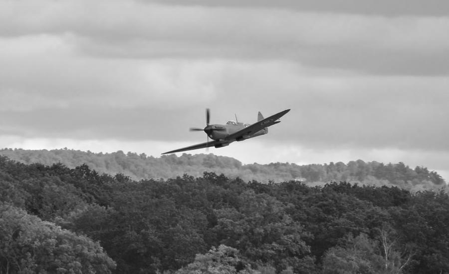 Spitfire fly by Photograph by Simon Hackett - Fine Art America