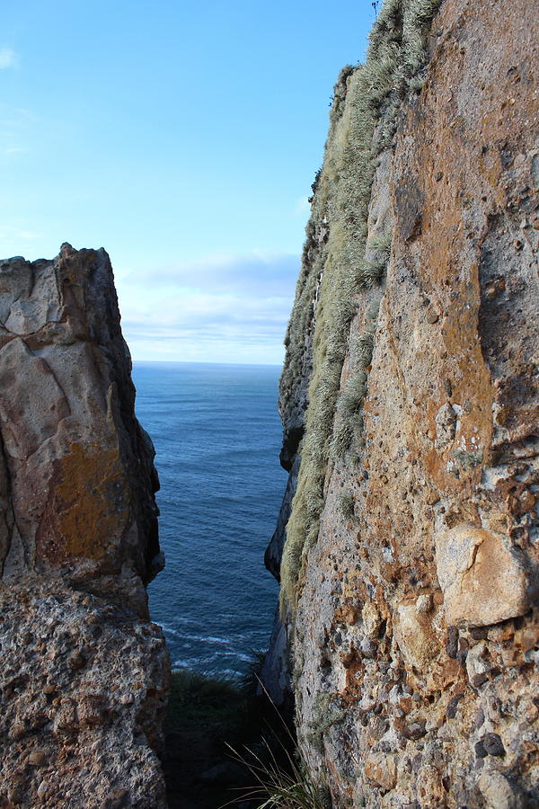 Split Cliffs Photograph by Nicholas Miller - Pixels