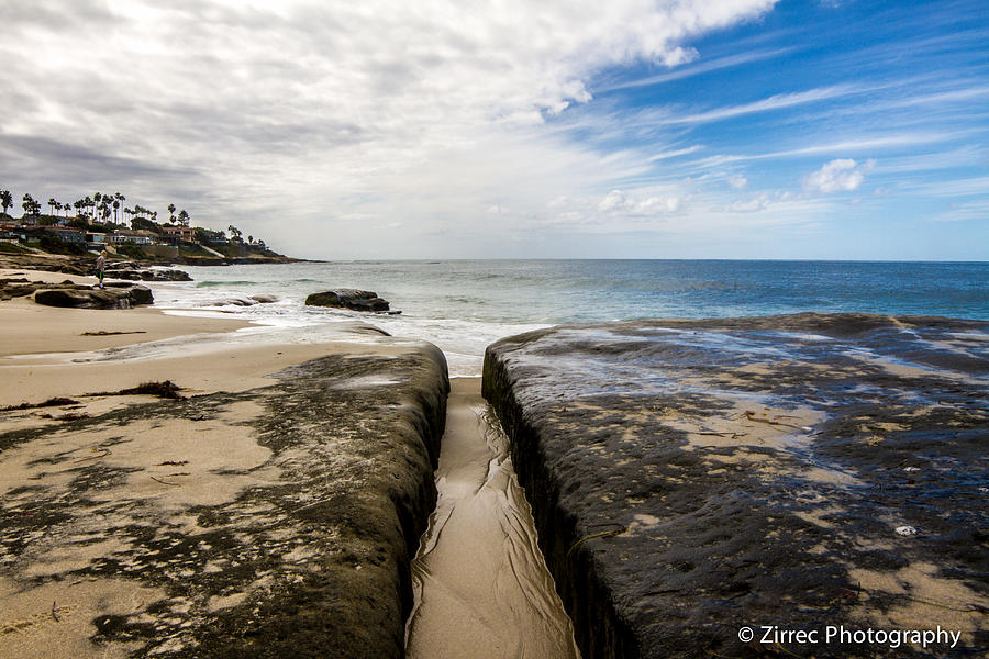 Split Ocean Photograph by Sully Samartzis - Pixels