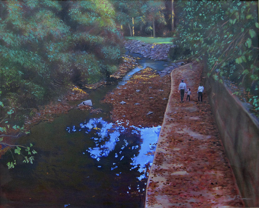 Split Screen Painting by David Zimmerman - Fine Art America