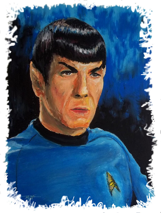 Spock Painting by Rob Spitz - Fine Art America