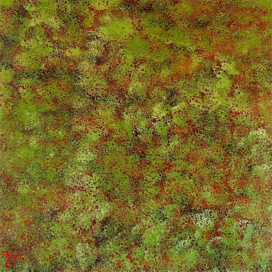 Sponge Pattern Painting by Troy Thomas - Fine Art America