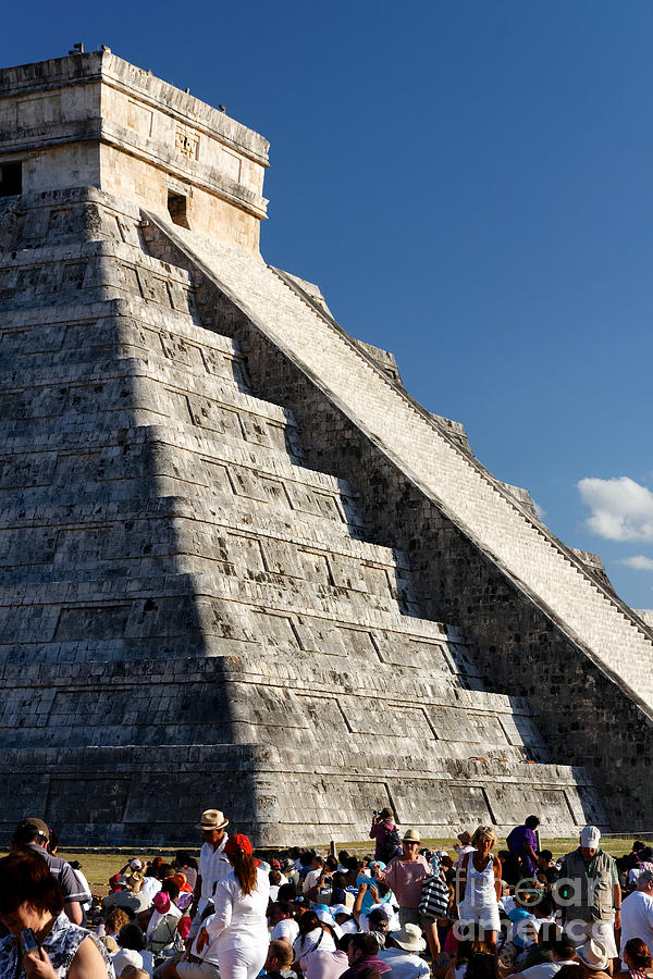Spring Equinox 2012 at Chichen Itza Photograph by Jannis Werner - Pixels