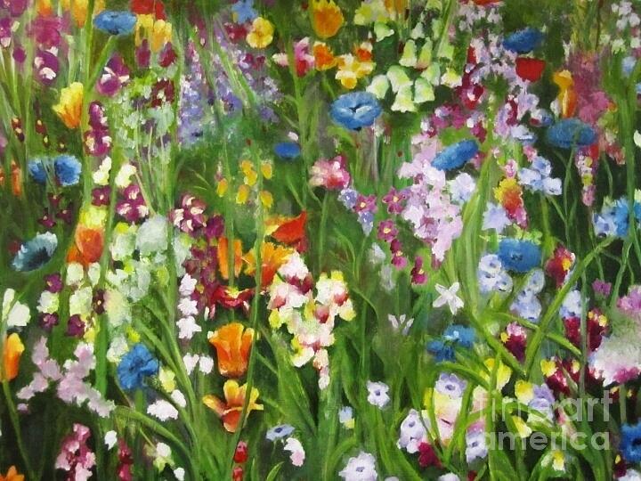 Spring Explosion Painting by Debra Wronzberg - Fine Art America