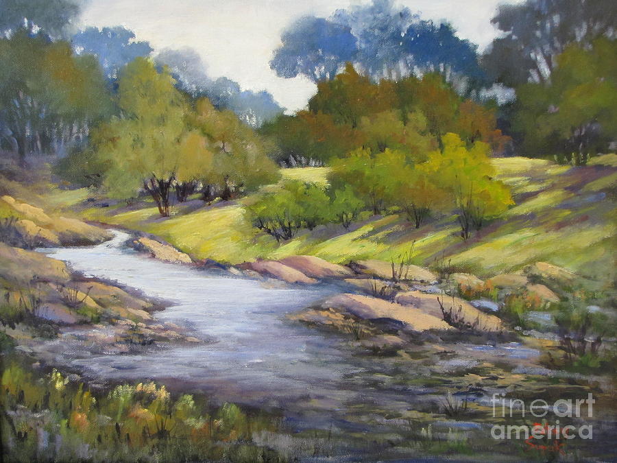 Spring Green Painting by Patsy Supak - Fine Art America