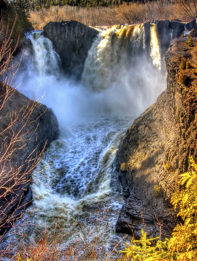 Spring High Falls Photograph by Bryan Benson - Fine Art America