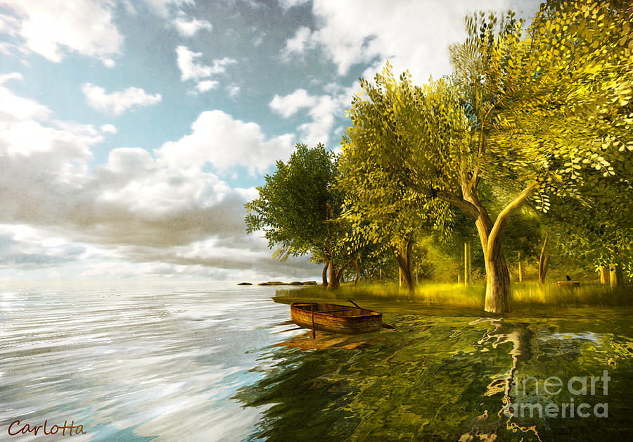 Spring Morning Digital Art by Carlotta Ceawlin - Fine Art America