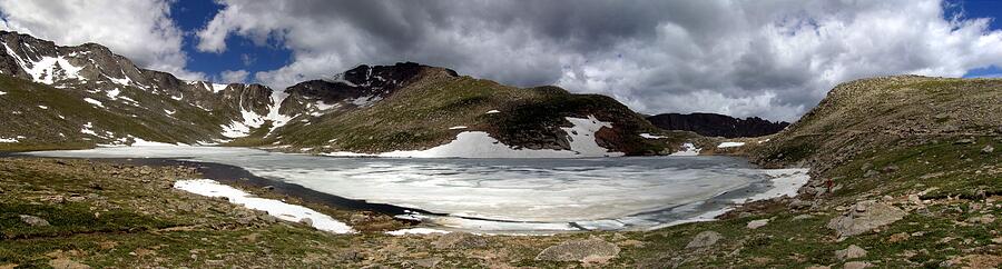 Mountain Lake Spring Thaw Photograph by Ian McAdie - Fine Art America