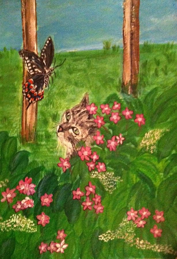 Springtime Curiosity Painting by Janis VanMeter - Fine Art America