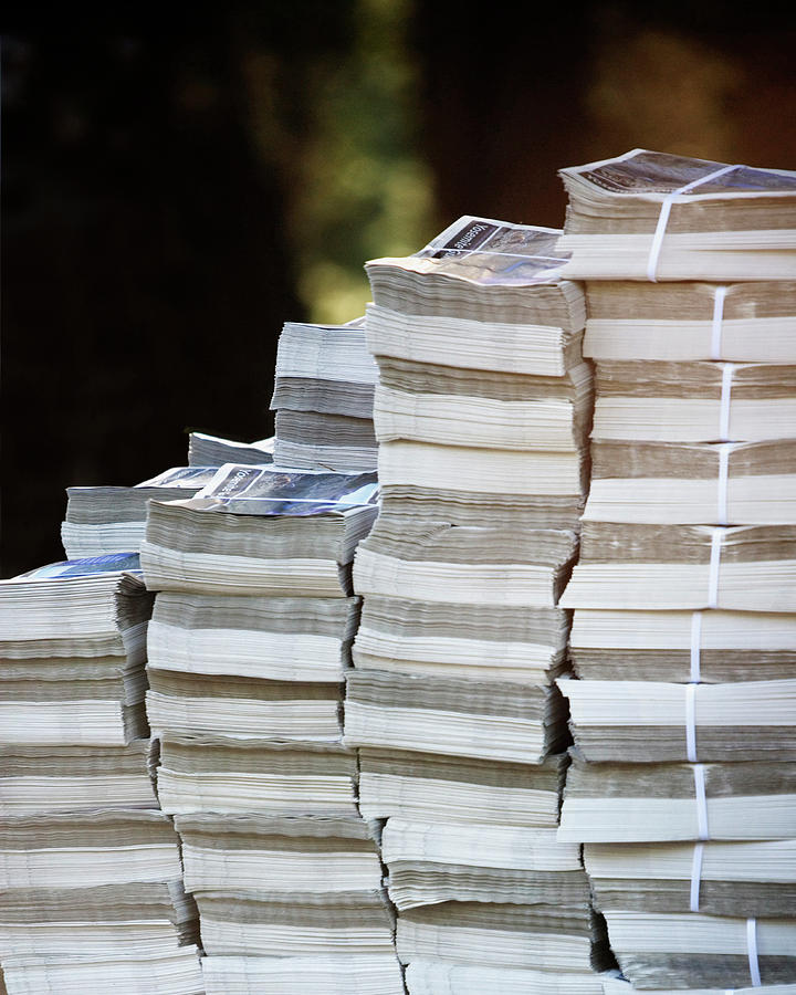 Stack Of Printed Paper Booklets Photograph by Ron Koeberer - Fine Art ...
