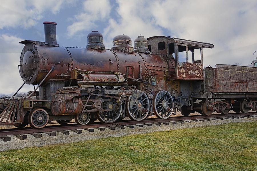 Steam engine Digital Art by Bill Cook - Fine Art America