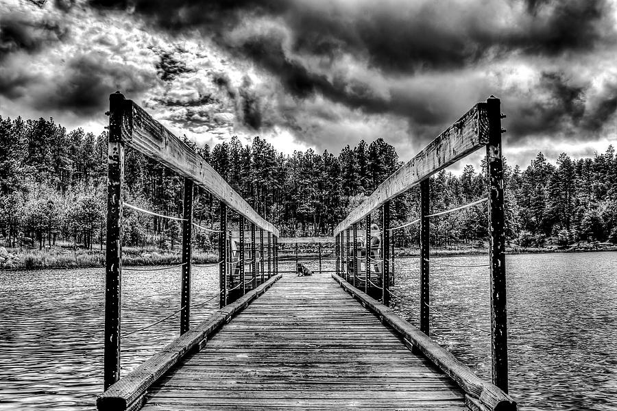 Step Out Black and White Photograph by Ernest Moreno - Pixels