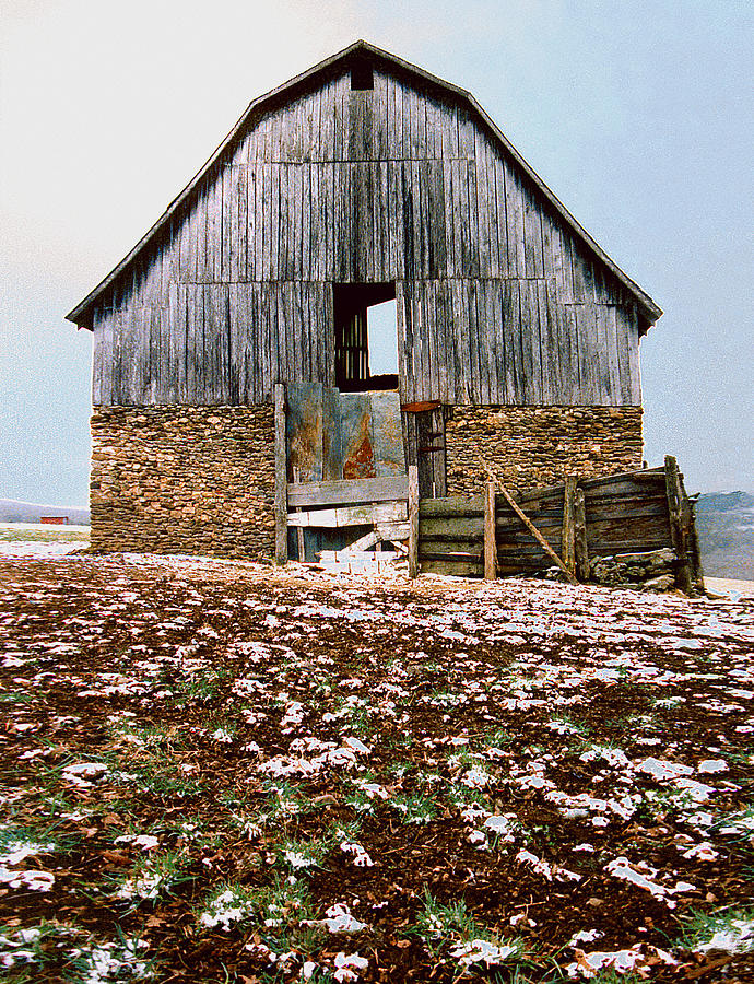Stone Barn Digital Art by David Walker - Fine Art America