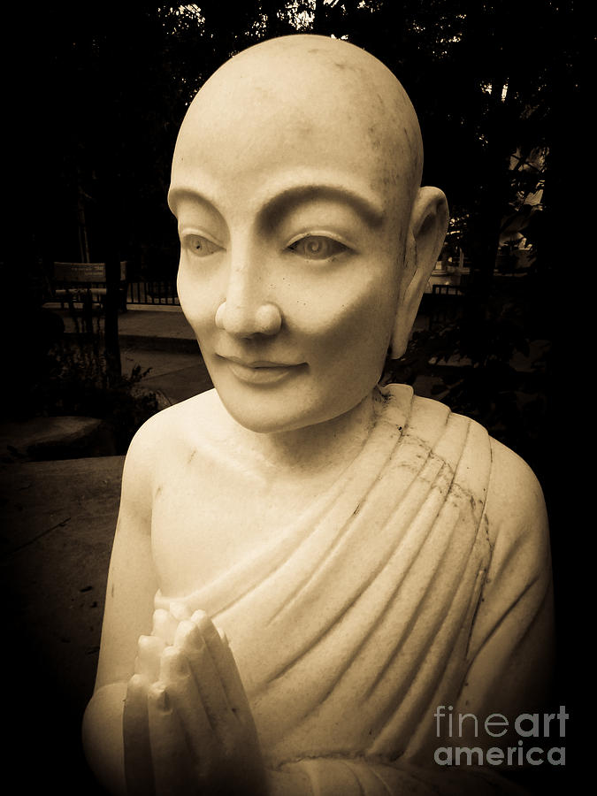 Stone Monk Photograph by Angela Wright - Fine Art America