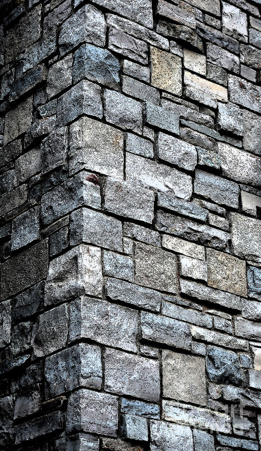 Stone Wall Pattern Photograph by Gene Mark - Fine Art America