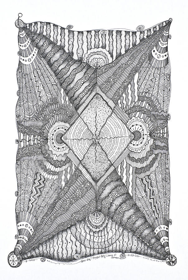 Strange Design Painting by Lance Graves - Fine Art America