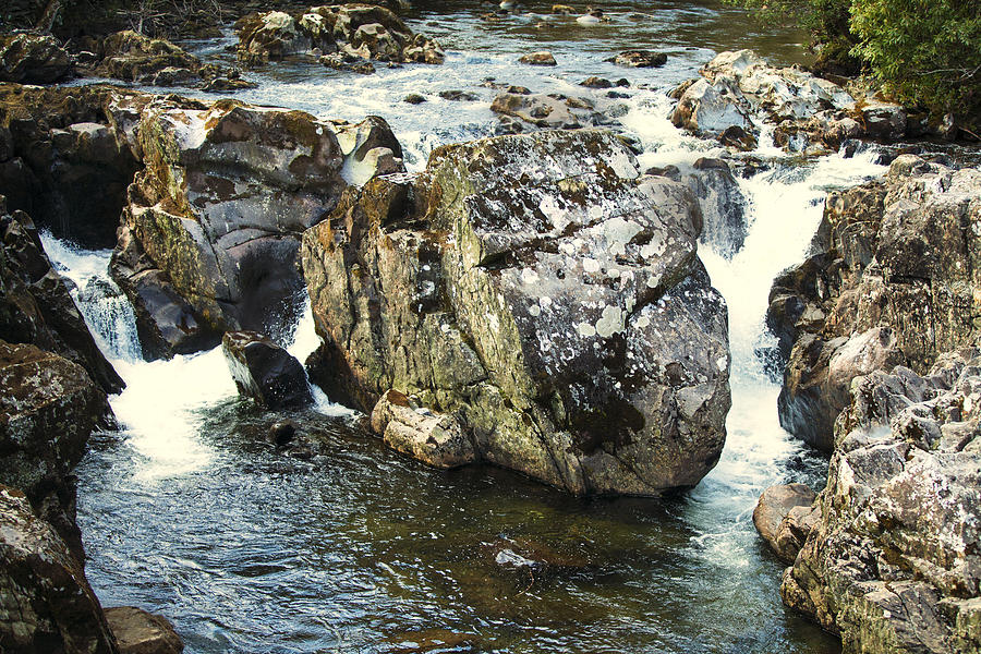 Stream and rocks. Photograph by John Shaw - Fine Art America