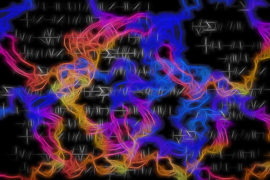 String Theory 2 Digital Art by Dan Sproul