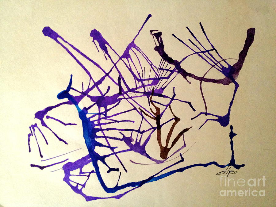 String Theory Painting by Diane Phelps | Fine Art America