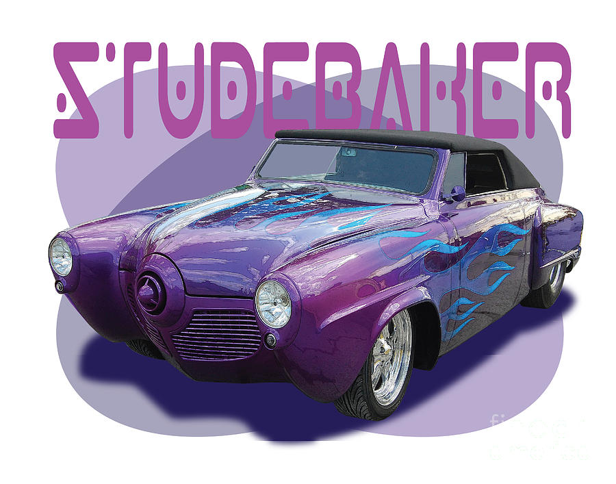 Studebaker Custom Digital Art by Dan Knowler - Fine Art America